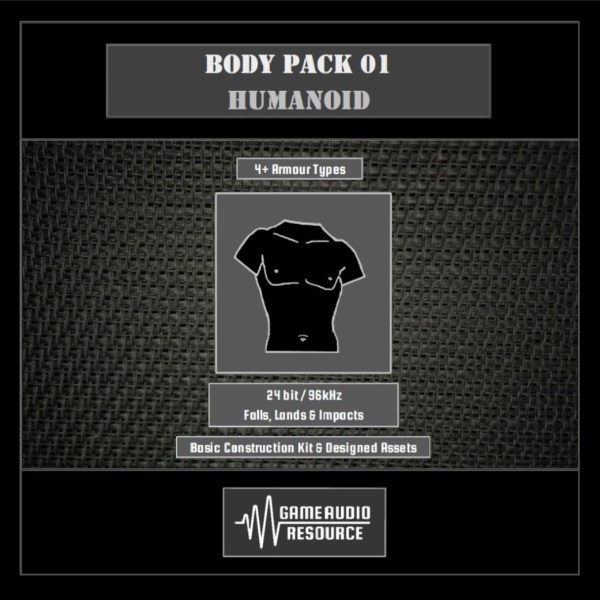 SFX Library – Body Pack 01: Humanoid – Game Audio Resource