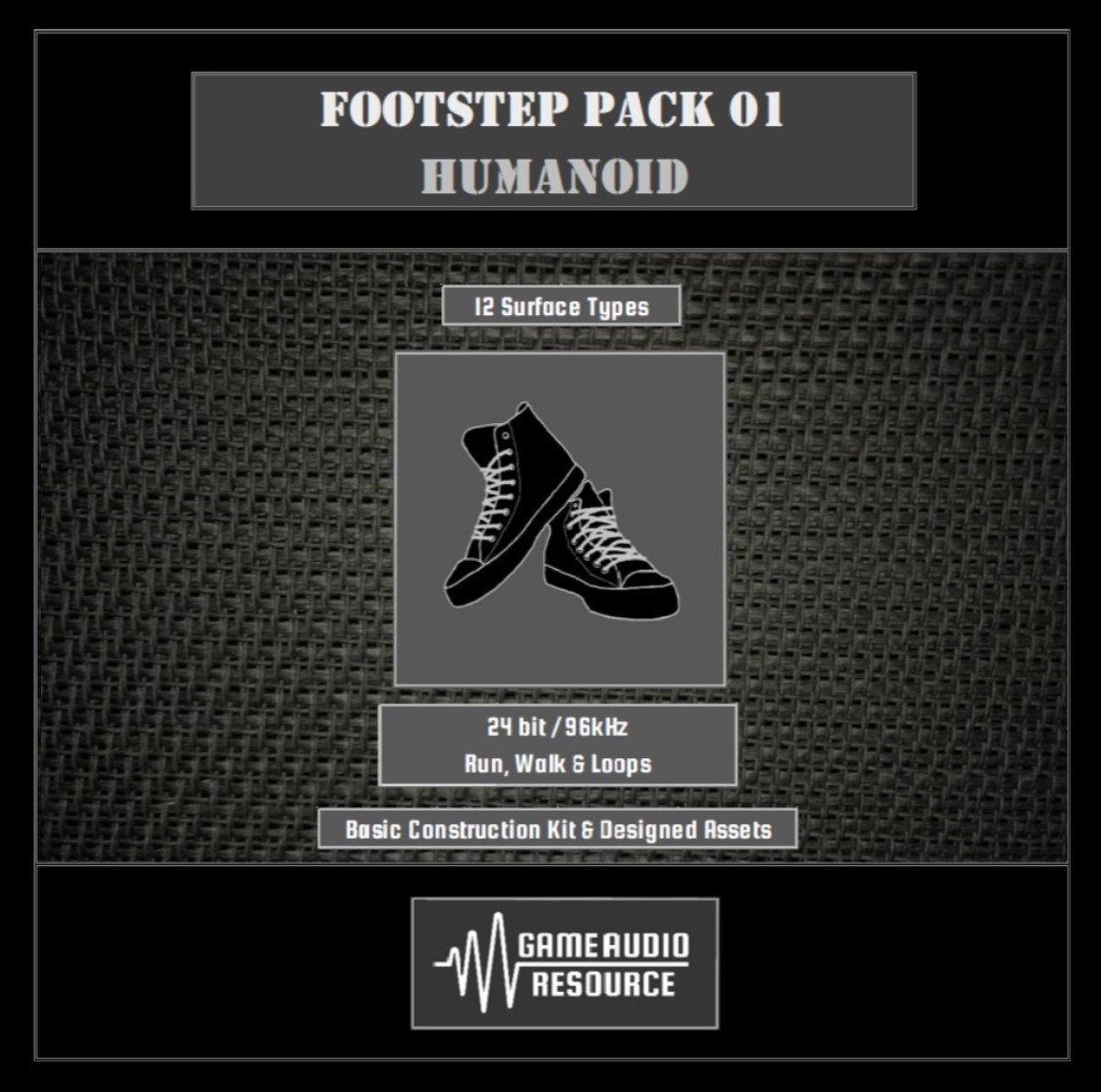SFX Library – Footstep Pack 01: Humanoid – Game Audio Resource